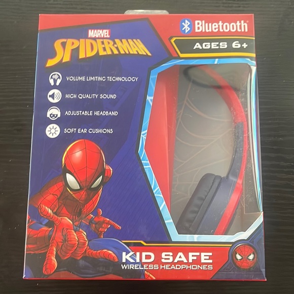 Marvel | Headphones | Spiderman Marvel Bluetooth Wireless Headphones ...